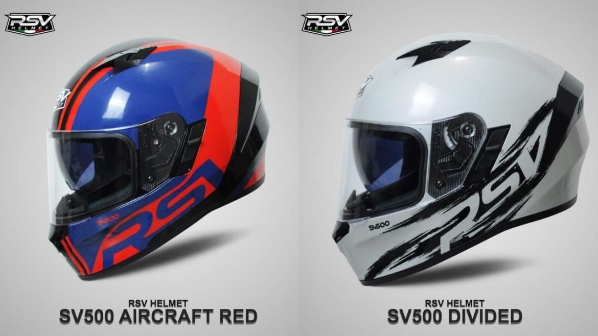 RSV Helmet Full Face Double Visor | Sepedamotor.com